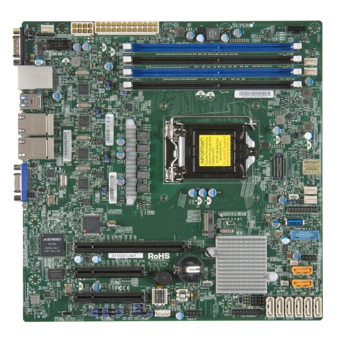 Материнская плата Supermicro MBD-X11SSH-LN4F-B - купить выгодно в 28BIT.