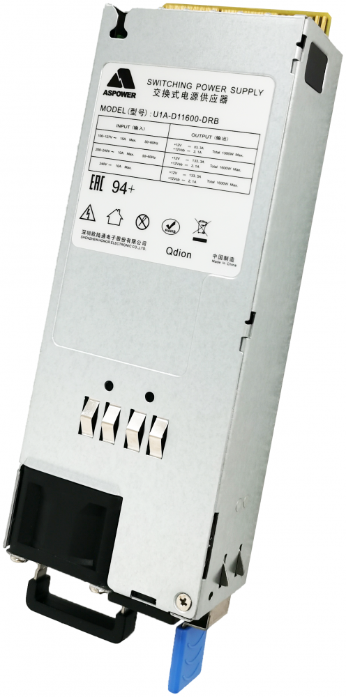 Блок питания Qdion 1600W CRPS U1A-D11600-DRB QD OEM - купить выгодно в ...
